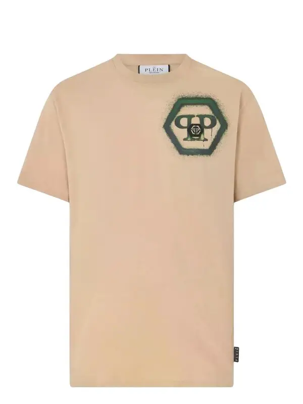 Philipp Plein Hexagon Crew-neck T-shirt - Neutrals
