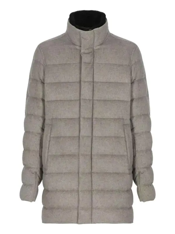 Herno Padded High-neck Coat - Grey