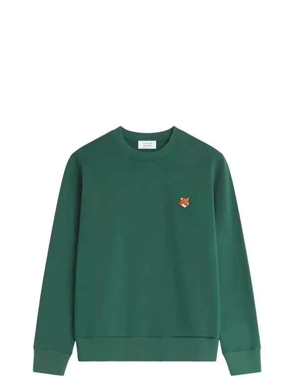 Maison Kitsuné Fox Head Sweatshirt - Green