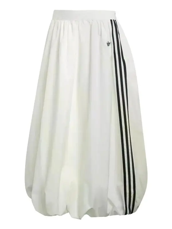 Adidas Balloon Stripe Long Skirt - Neutrals