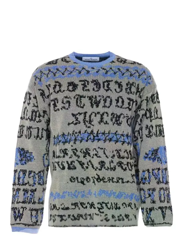 VIVIENNE WESTWOOD Lily Crew-neck Sweater - Grey