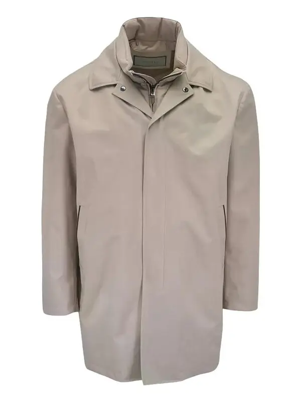 Canali Collared Outerwear - Neutrals