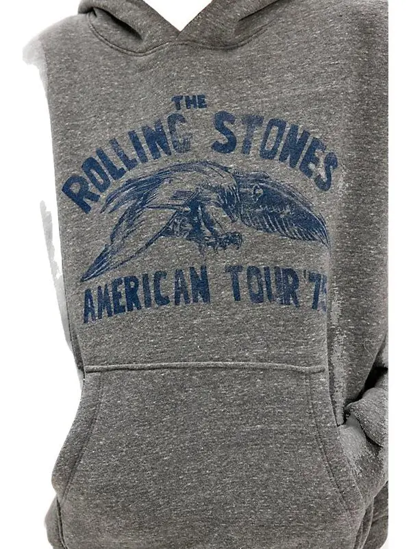 Daydreamer Rolling Stones Eagle Hoodie - Grey