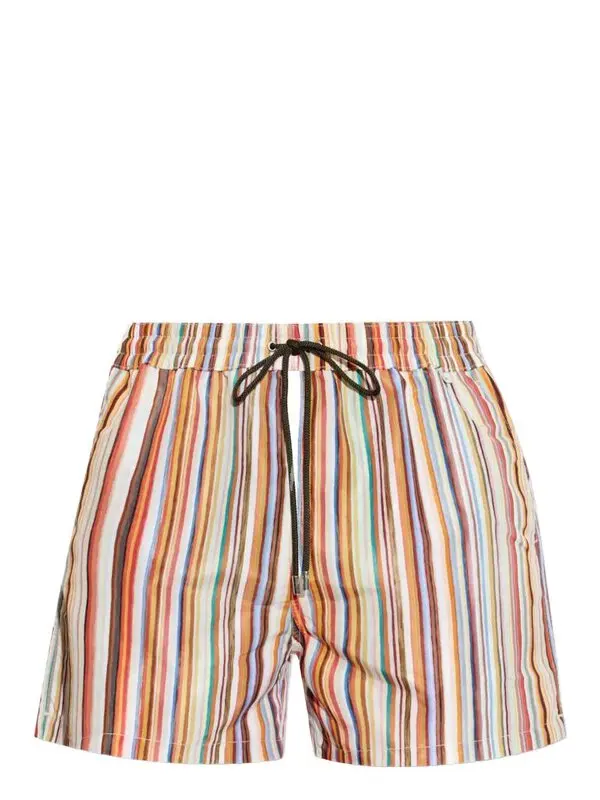Paul Smith Signature Stripe Swim Shorts - Neutrals