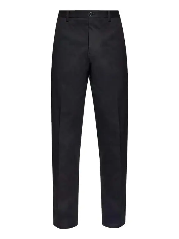 Paul Smith Pressed-crease Trousers - Black