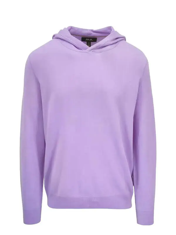 Rlx Ralph Lauren Knitted Hoodie - Purple