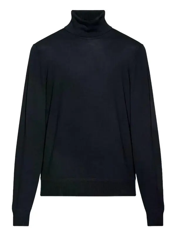 TOM FORD Knitted Roll-neck Sweater - Black