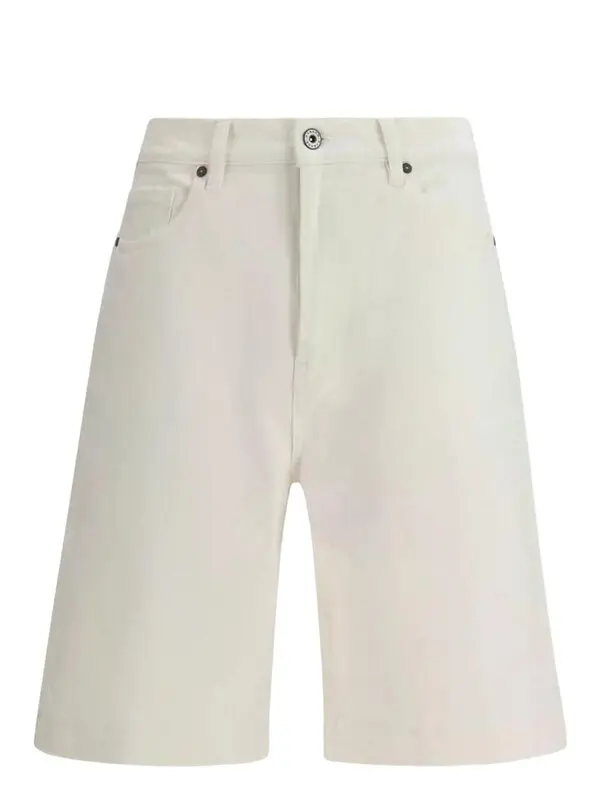 P.a.r.o.s.h Logo Patch Bermuda Shorts - White