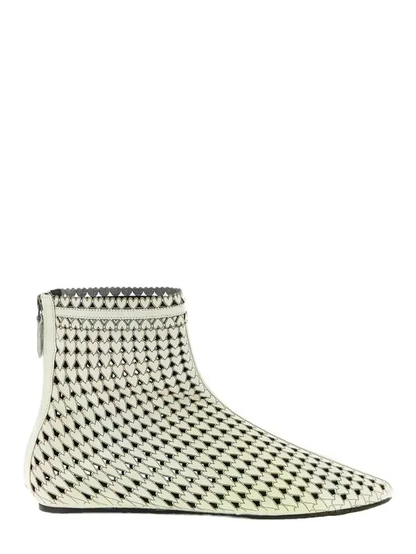 Isabel Marant Ferix Leather Ankle Boots - Neutrals