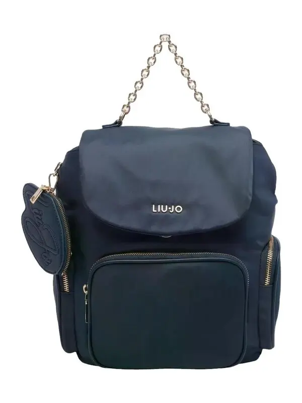 Liu Jo Logo Push-lock Backpack - Blue