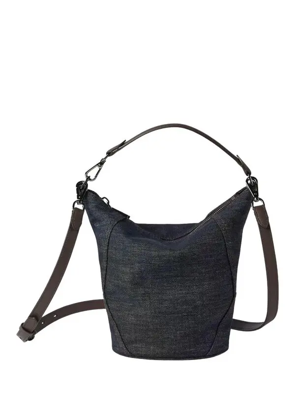 Brunello Cucinelli Small Duo Bucket Bag - Blue