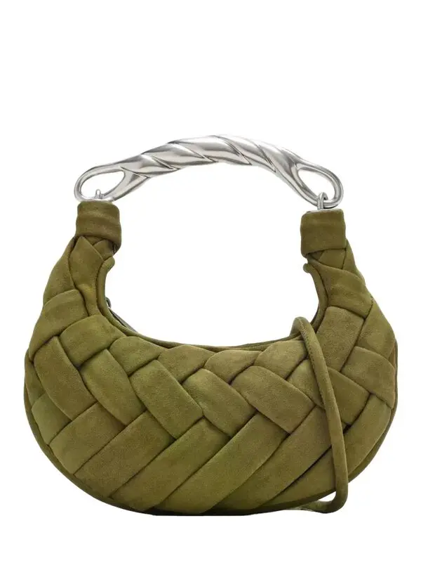 Jw Pei Woven Top-handle Shoulder Bag - Green
