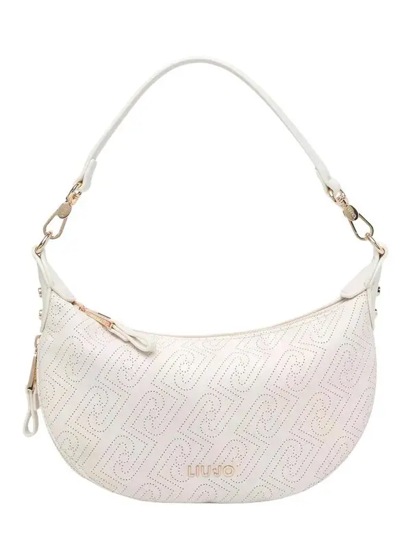 Liu Jo Logo-patterned Shoulder Bag With Removable Straps - White
