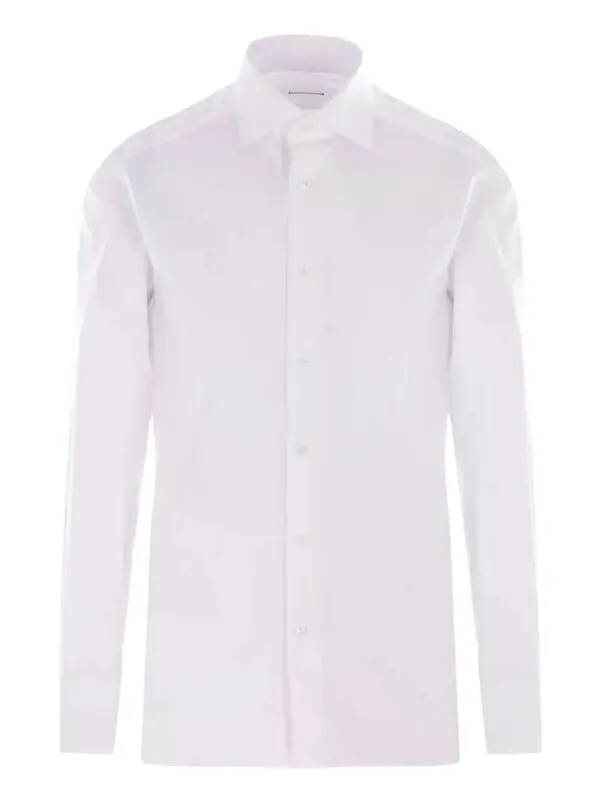 Zegna Pointed-collar Shirt - White