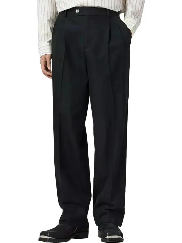ALLSAINTS Tallis Pleated Trousers - Black