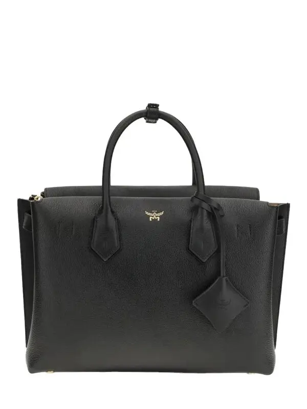 Mcm Milla Leather Tote - Black