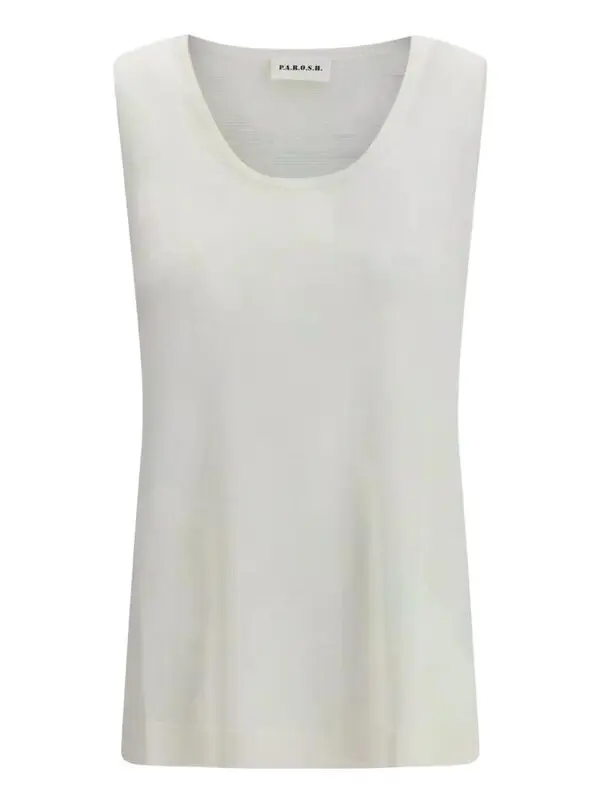 P.a.r.o.s.h Sleeveless Top - White