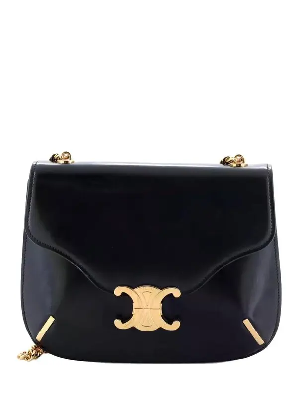 Celine Besace Triomphe Small Shoulder Bag - Black