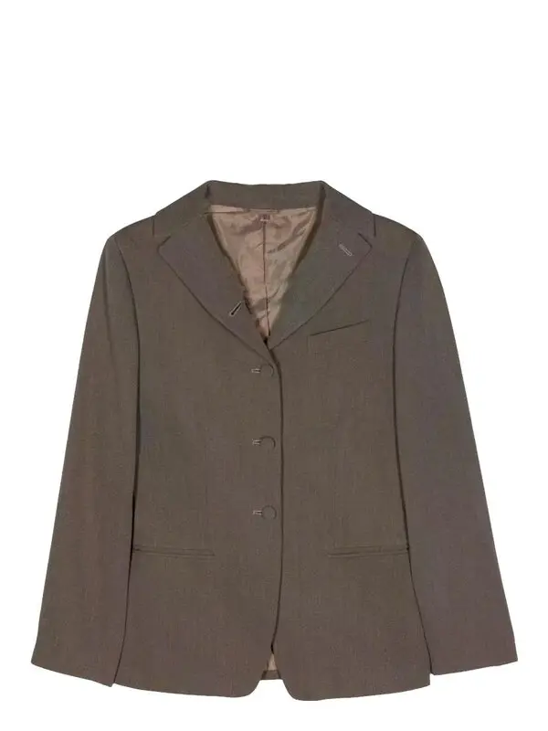 ROMEO GIGLI Single-breasted Blazer - Neutrals