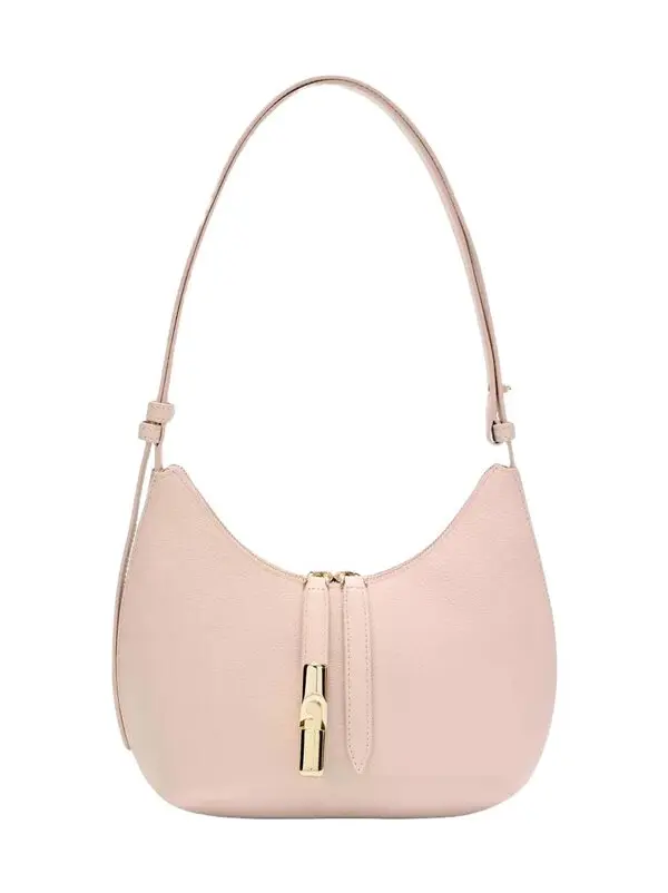 Furla Goccia Small Leather Shoulder Bag - Pink