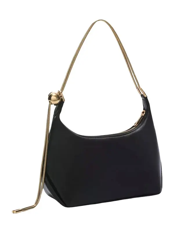 Furla Chain Zipped Shoulder Bag - Black