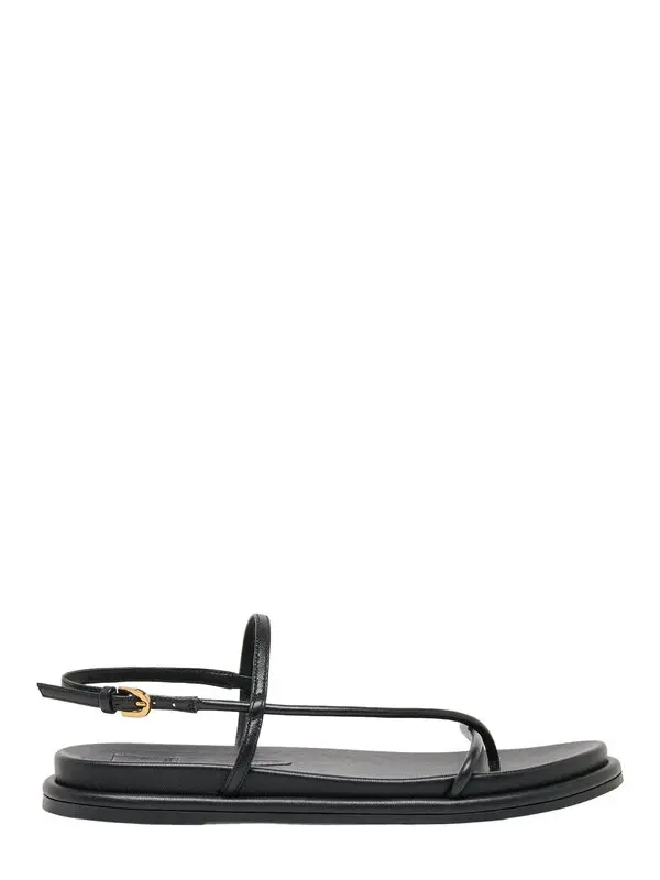 DOLCEVITA Strappy Platform Sandals - Black Leather