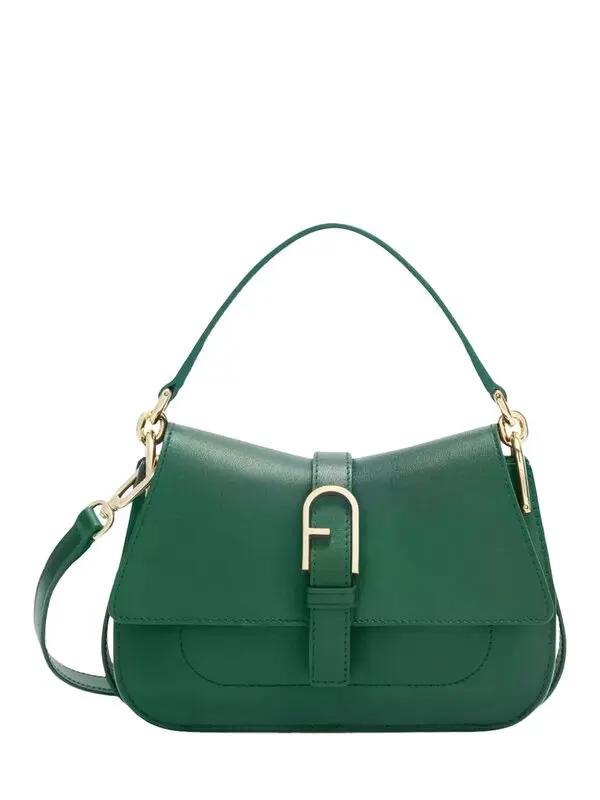 Furla Leather Satchel - Green