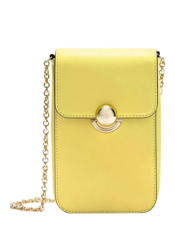 Furla Small Vertical Crossbody Bag With Chain Strap - Yellow