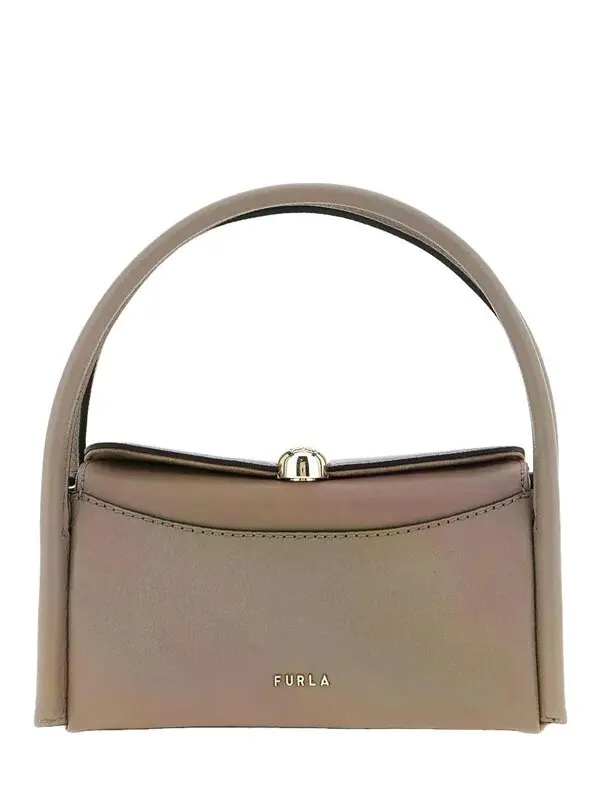 Furla Nicole Grained-effect Mini Bag - Neutrals