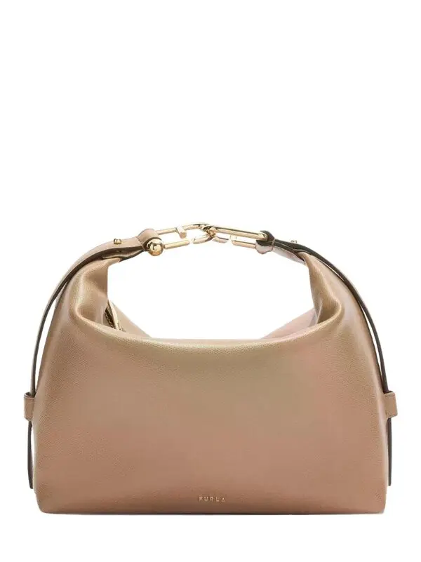 Furla Medium Tonie Textured Tote Bag - Neutrals