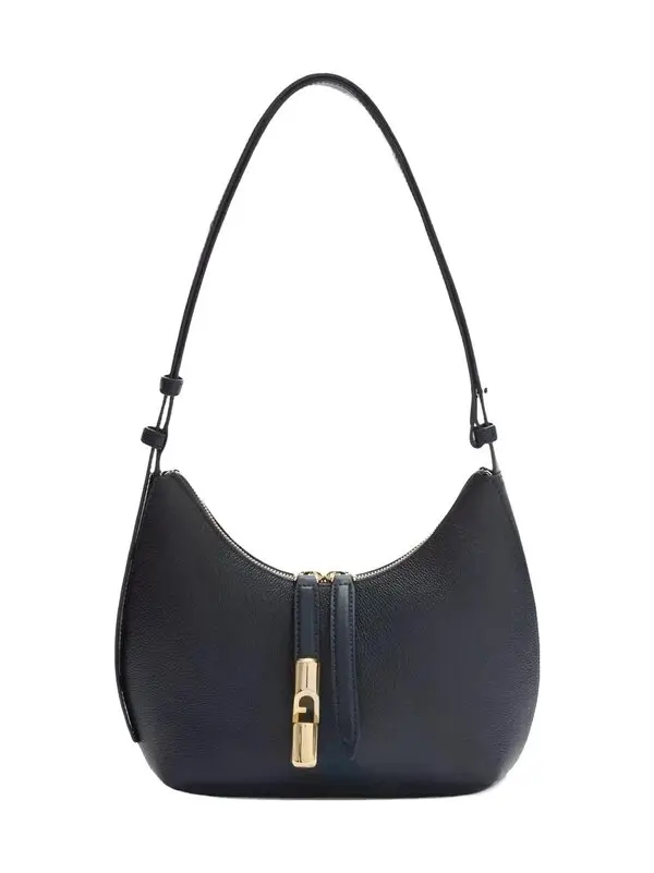 Furla Small Goccia Leather Shoulder Bag - Blue