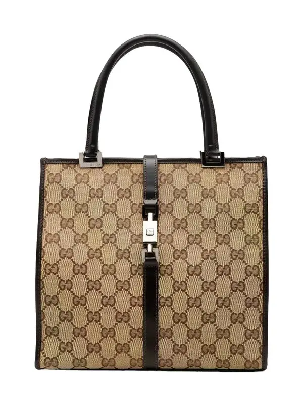 Gucci Gg Canvas Jackie Handbag - Brown