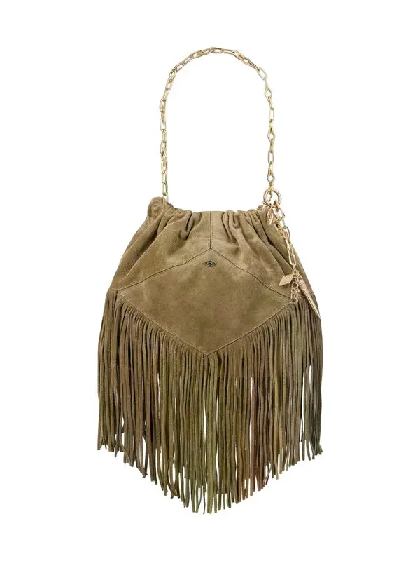 Ba&sh Fringe-detail Shoulder Bag - Brown