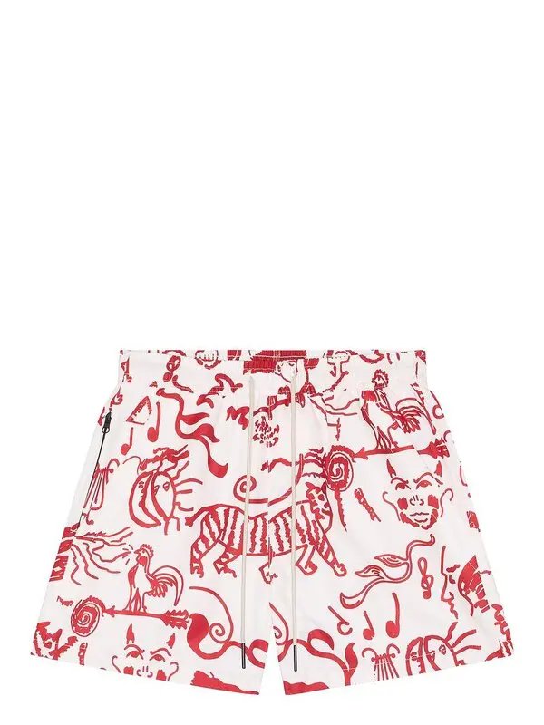 Oas Arcano Swim Shorts - Red