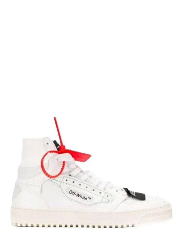 Off-White Off Court 3.0 Leather Tabin Sneakers - White/black