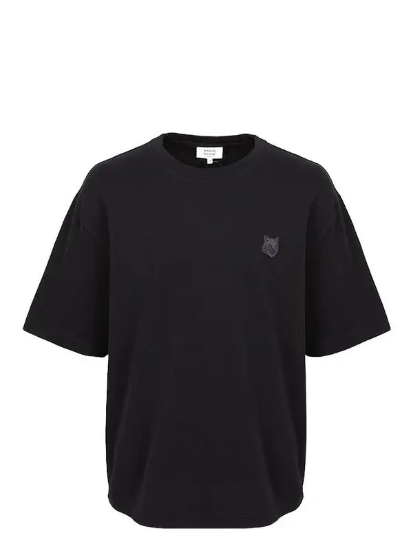 Maison Kitsuné Fox Head Short Sleeve T-shirt - Black