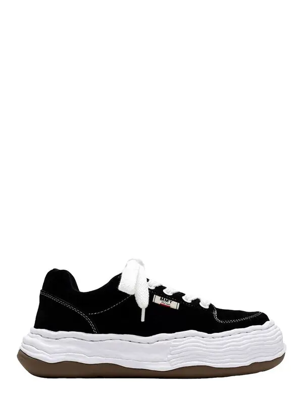 Mihara Yasuhiro Oliver Og Sole Suede Low Sneakers - Black
