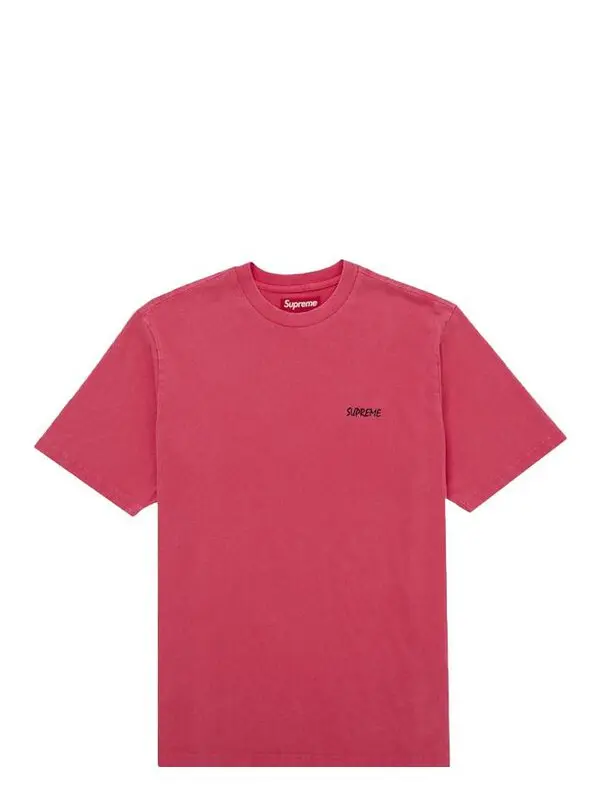 Supreme Washed Short Sleeve Top - Red