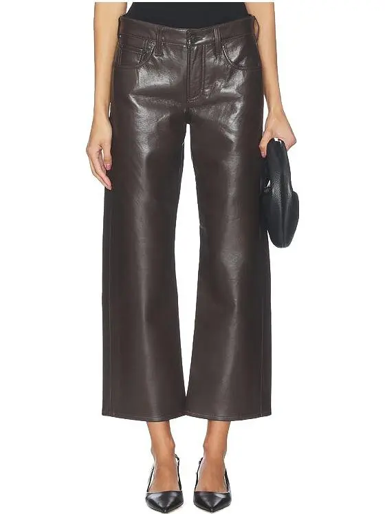 Citizens Of Humanity Faye Vintage Straight Pants - Chocolate