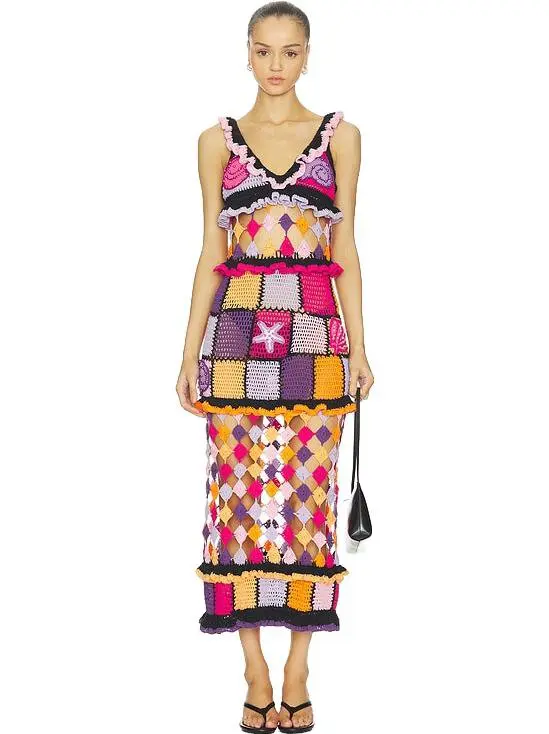 Celiab Saturn Dress - Multi