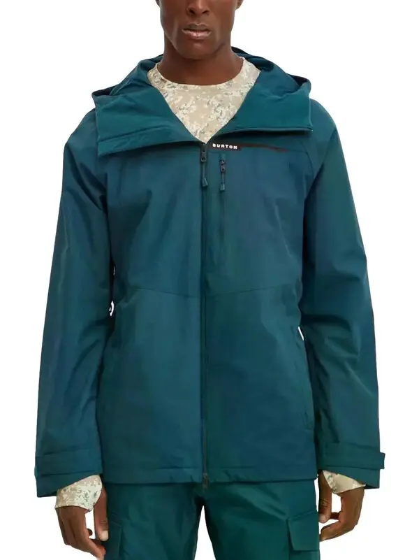 Burton Hooded Zip-up Skiwear Jacket - Blue