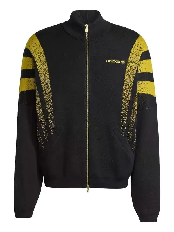 Adidas Santiago Striped Zip Jacket - Black