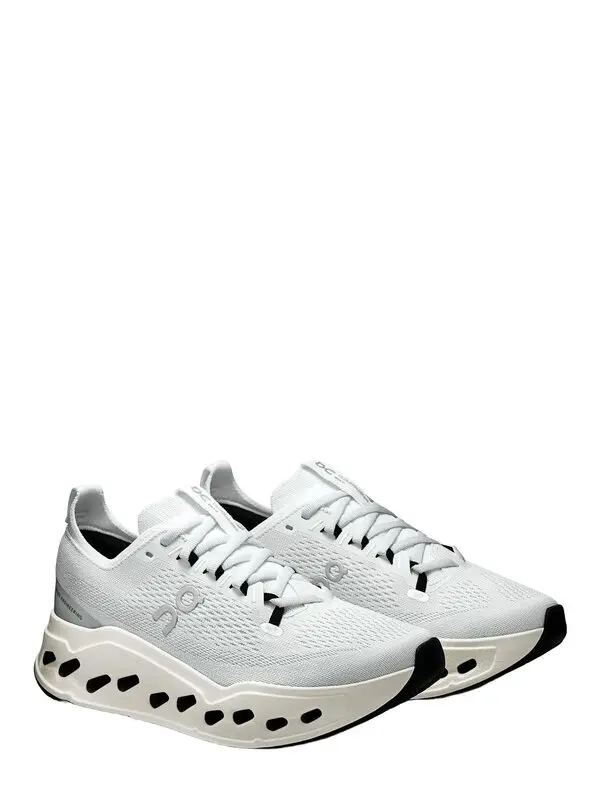 On Cloudsurfer Max Running Sneakers - White/white