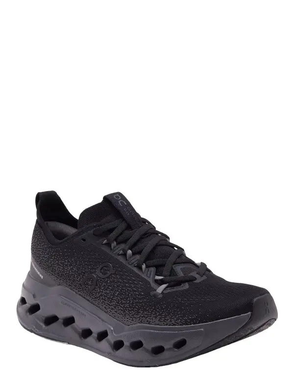 On Cloudsurfer Max Running Sneakers - Black/eclipse