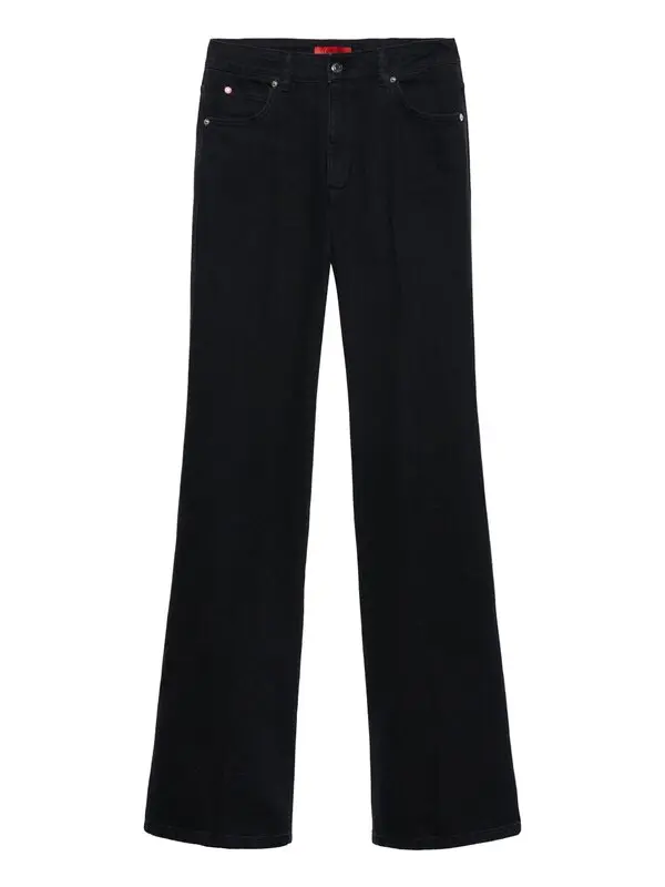 Max & Co. High-rise Flared Jeans - Black