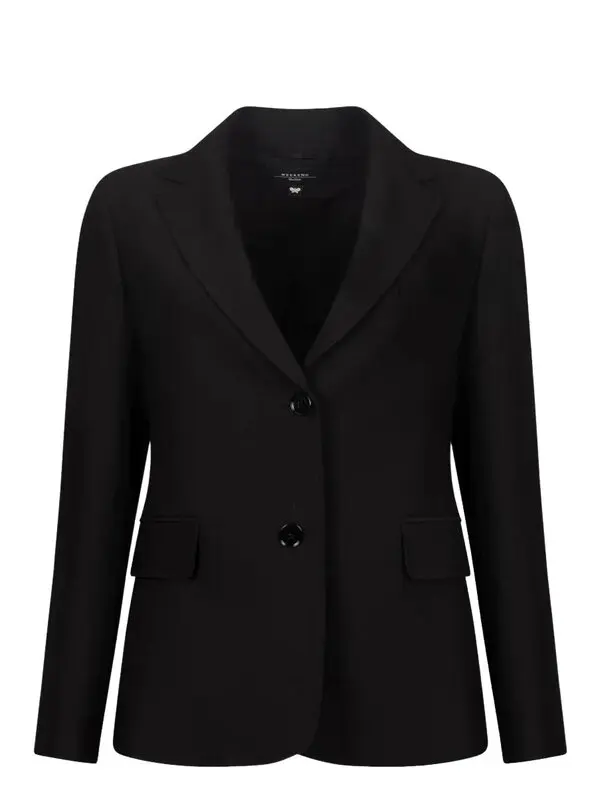 Max Mara Notched-lapel Blazer - Black