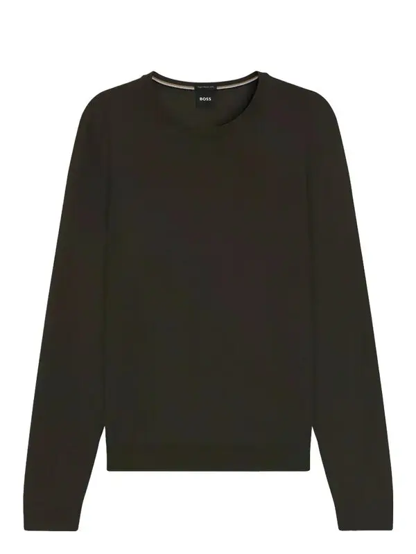 BOSS Crew-neck Jumper - Brown