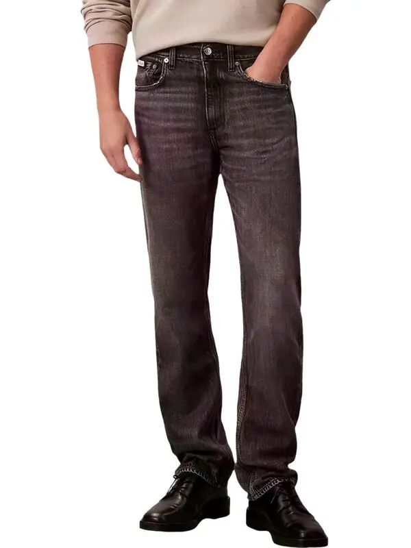 Calvin Klein Logo-patch Jeans - Grey