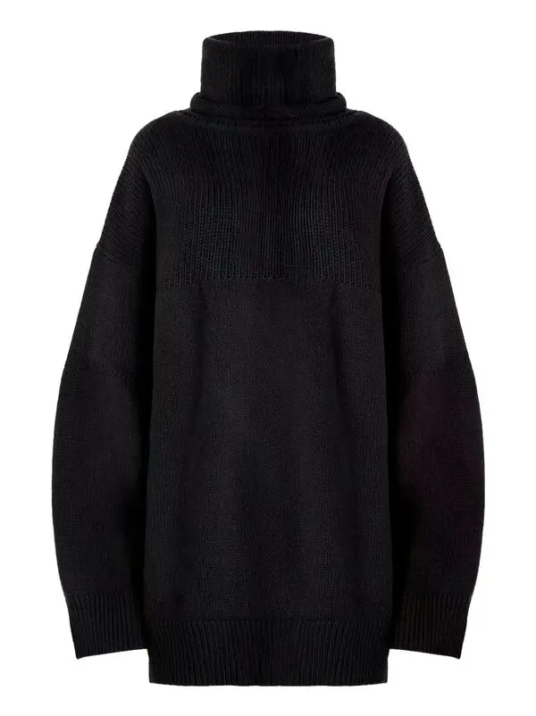 Wolford Loose Roll-neck Knitwear - Black