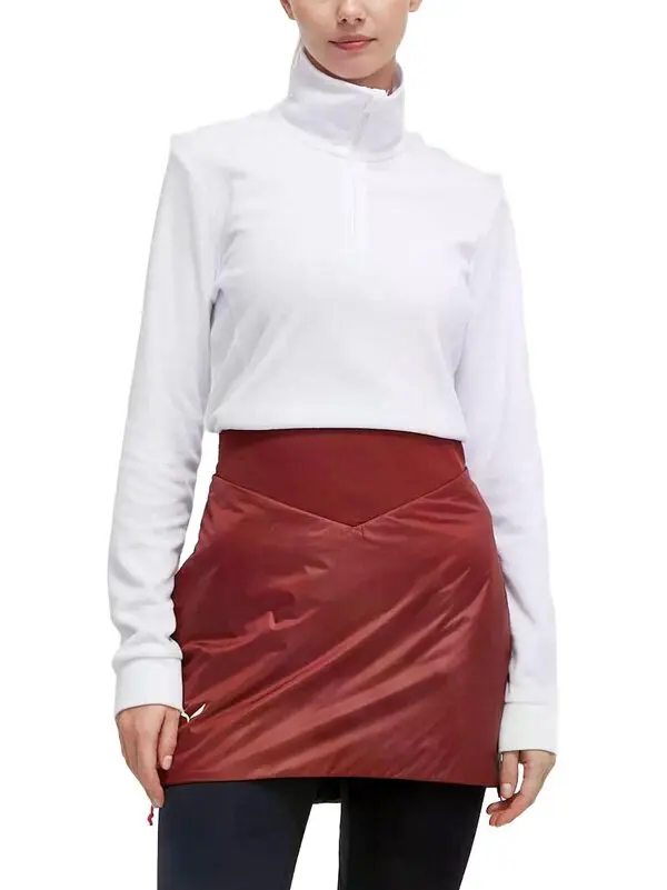 SALEWA Logo Zip Skirt - Red